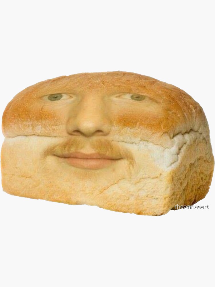 "Bread Sheeran" Sticker for Sale by rheannasart | Redbubble