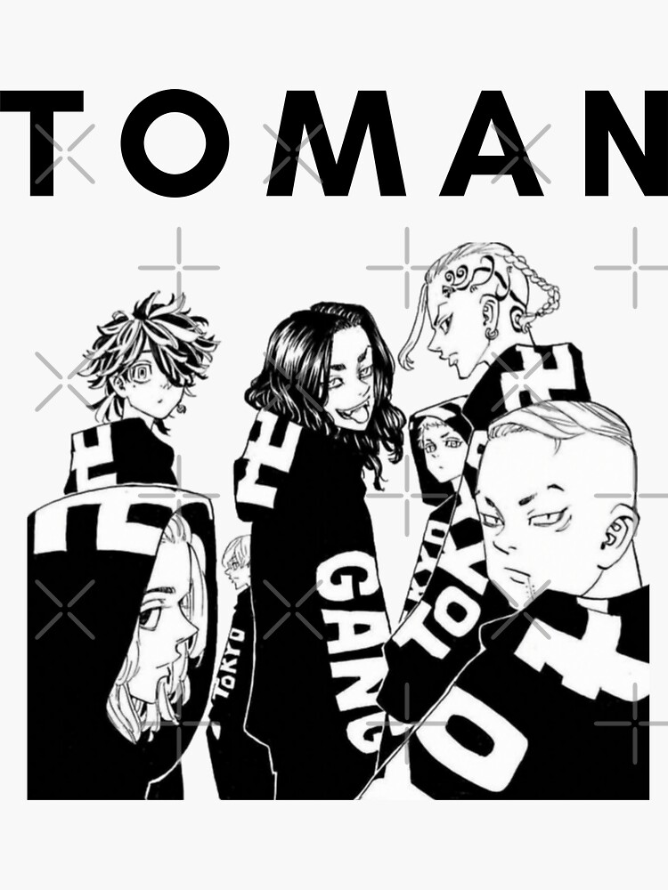 "TOMAN" Sticker for Sale by HIGHONANXIETY | Redbubble