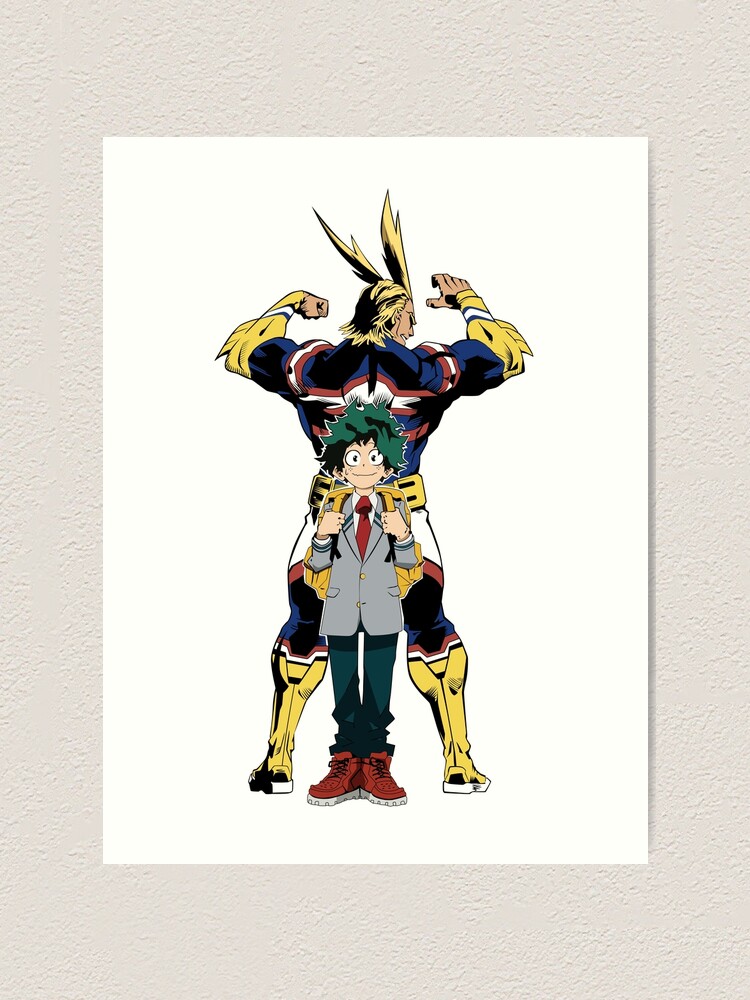 "My Hero Academia - All Might and Midoriya - Vector Outlines (Full ...