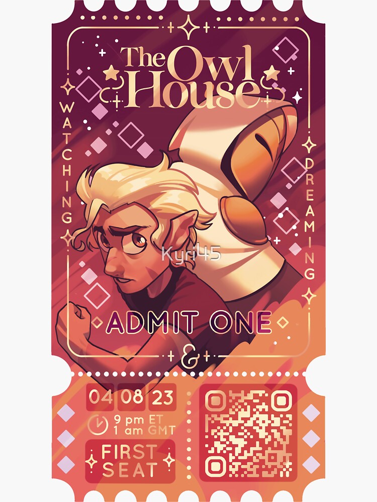 "Hunter - TOH Finale Ticket" Sticker for Sale by Kyri45 | Redbubble