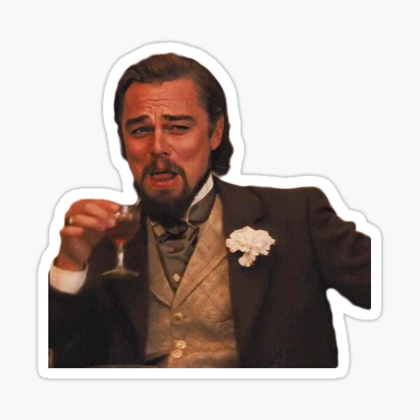"Dicaprio meme" Sticker for Sale by Bastos Ghed ⭐⭐⭐⭐ | Redbubble