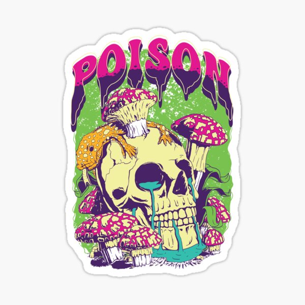 "Poison" Sticker for Sale by cmoliquino | Redbubble
