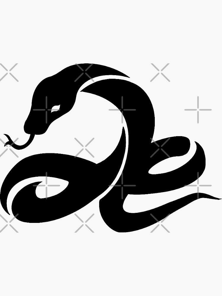 "Black Mamba - Black Version (revamped)" Sticker for Sale by ...
