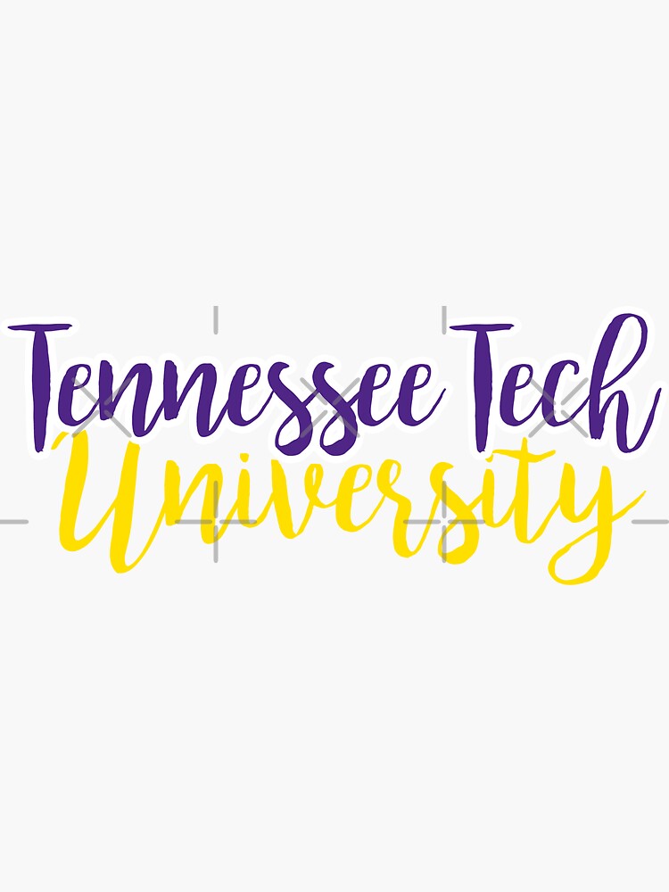 "Tennessee Tech University" Sticker for Sale by mynameisliana | Redbubble