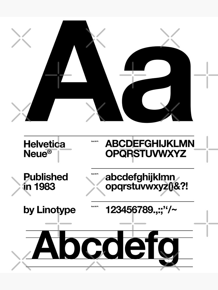 Helvetica Neue Typography