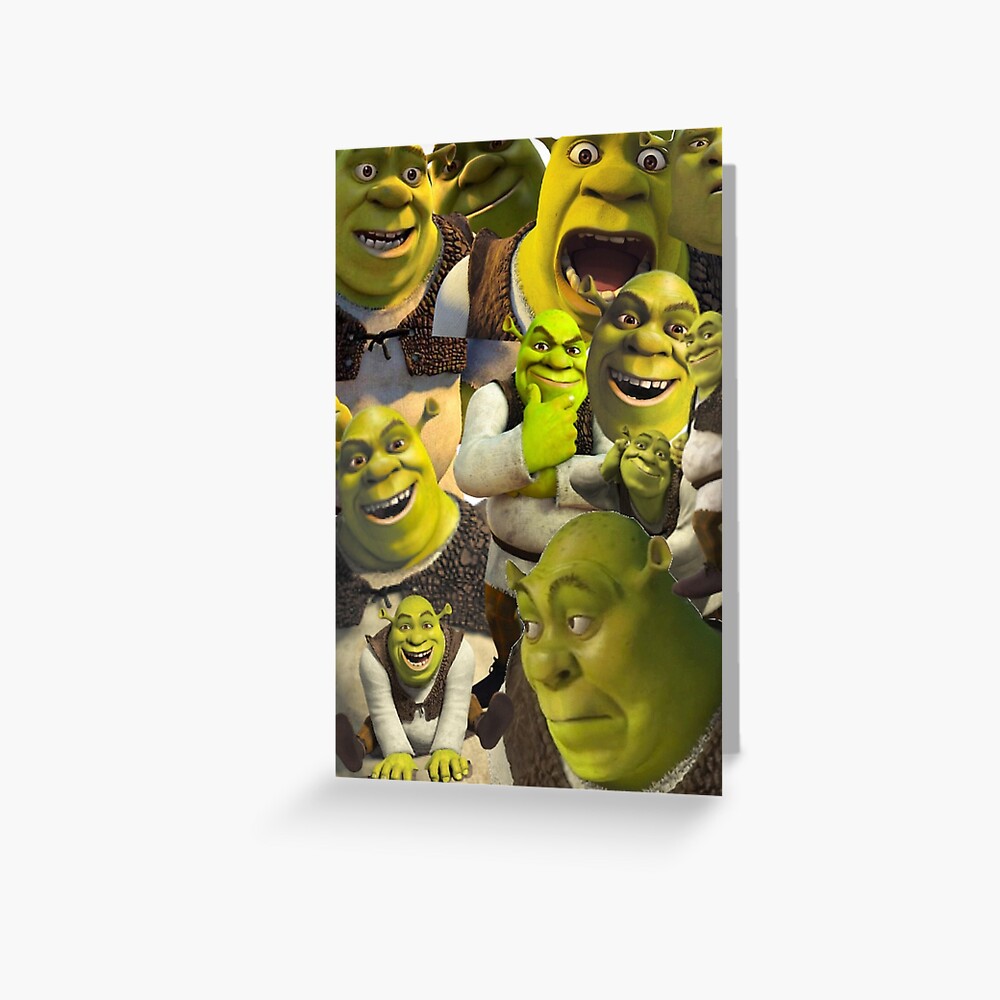 "Shrek " Greeting Card by rainyrainbow | Redbubble