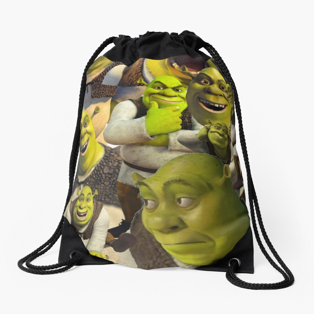 "Shrek " Drawstring Bag for Sale by rainyrainbow | Redbubble