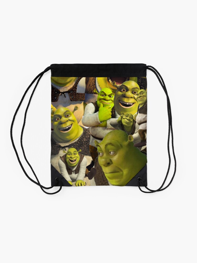 "Shrek " Drawstring Bag for Sale by rainyrainbow | Redbubble
