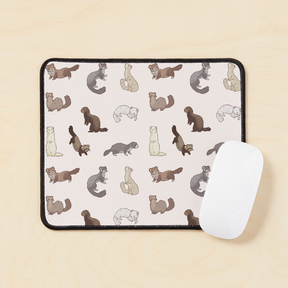 "Cute cartoon Ferrets illustration pack " Sticker for Sale by ...