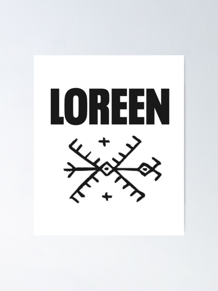 "Loreen Tattoo" Poster for Sale by Foxyfoxy2023 | Redbubble