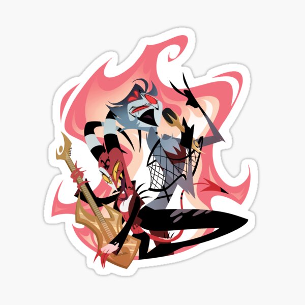 "Helluva Boss - Stolitz rock" Sticker for Sale by -RotaS- | Redbubble