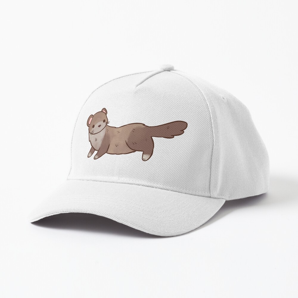 "Cute ferret pet illustration " Art Board Print for Sale by ...