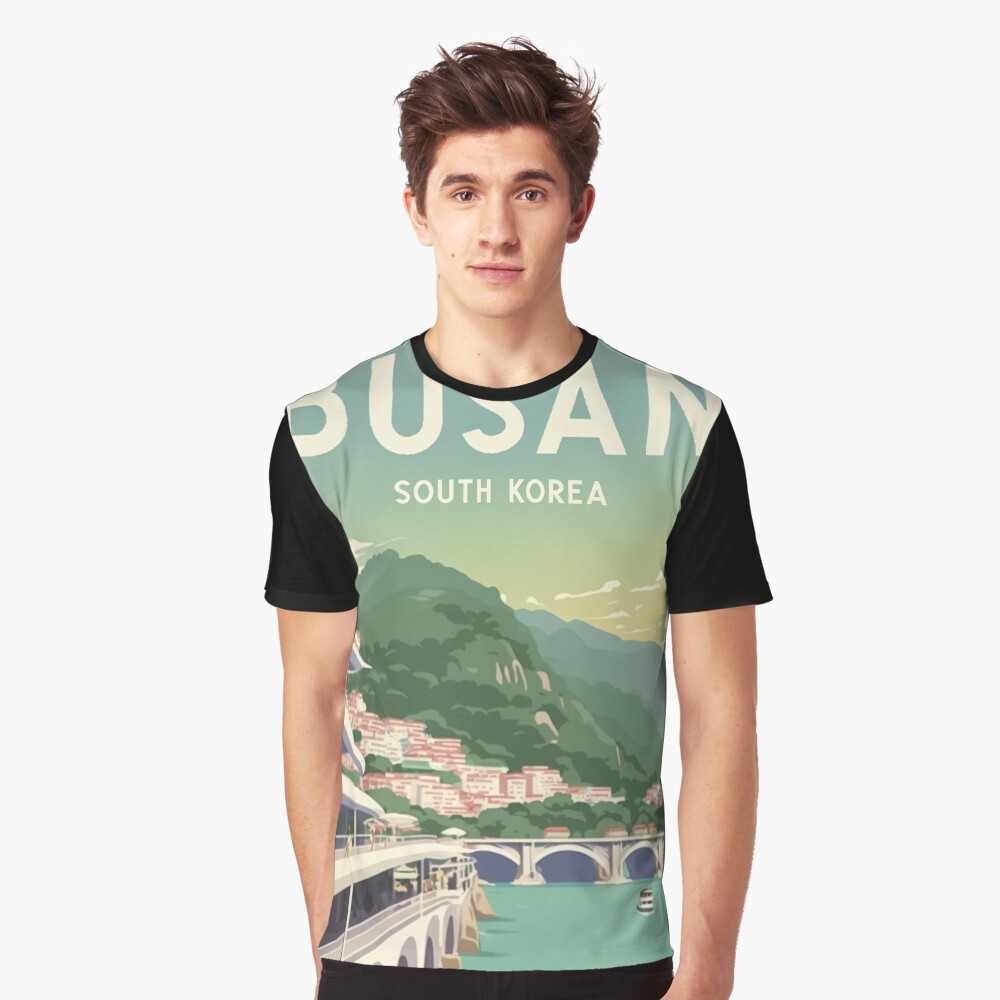 "Busan South Korea Travel Poster" Poster for Sale by tierratour | Redbubble