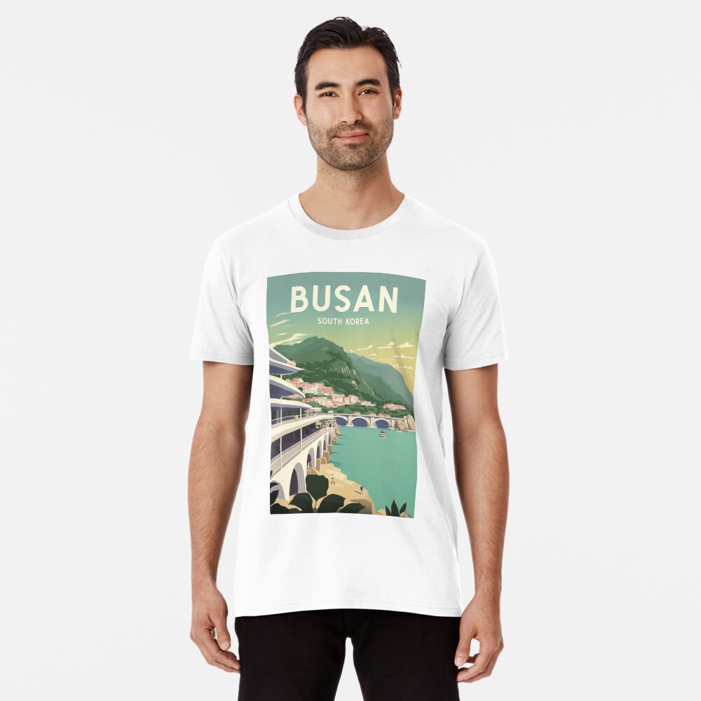 "Busan South Korea Travel Poster" Poster for Sale by tierratour | Redbubble