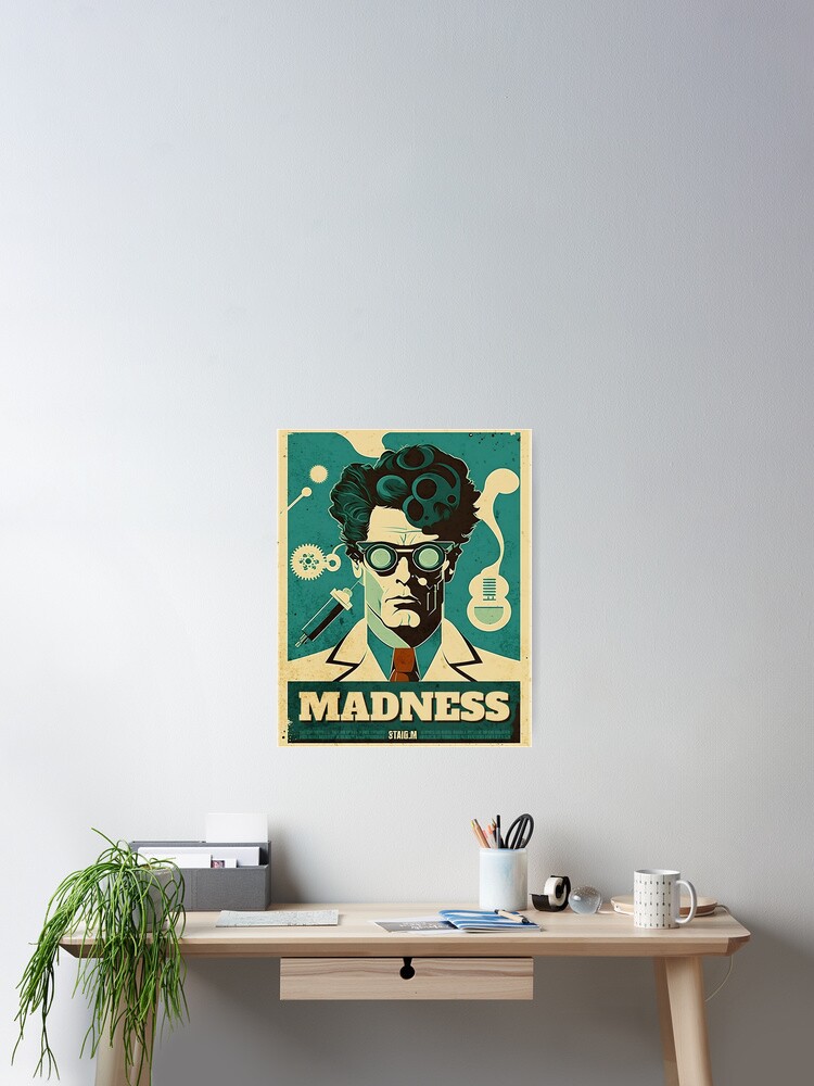 "Mad Scientist" Poster for Sale by bjleefilm | Redbubble