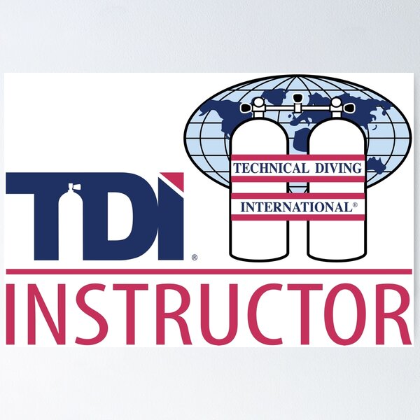 "Technical Diving International (TDI) - Instructor" Poster for Sale by Shop-TDI | Redbubble