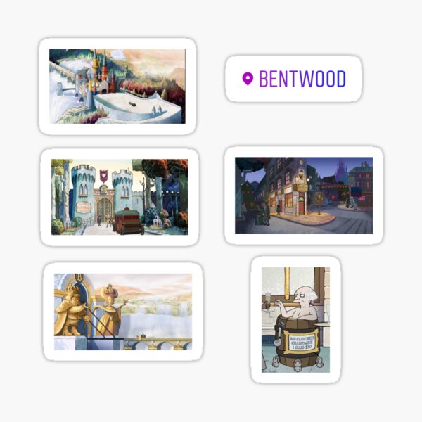 "Disenchantment fan art" Sticker for Sale by Scenic | Redbubble