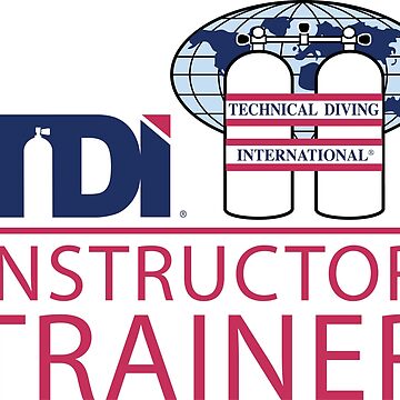"Technical Diving International (TDI) - Instructor Trainer" Sticker for ...