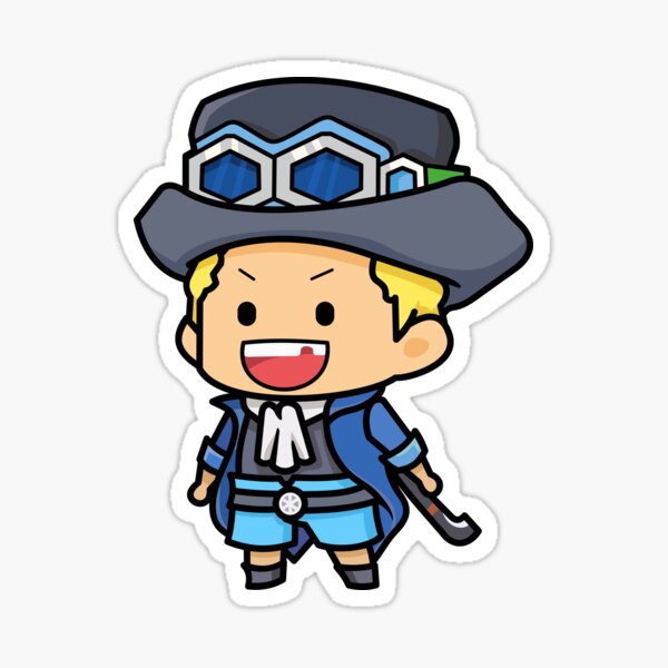 "Sabo chibi One Piece" Sticker for Sale by Artyssytb | Redbubble