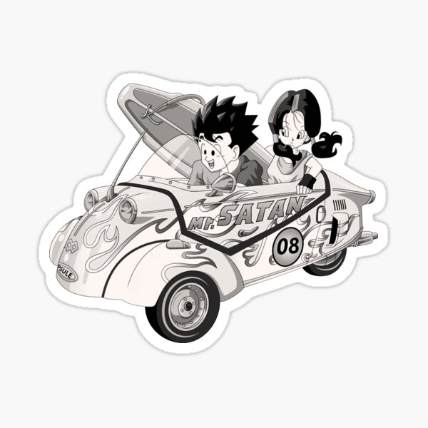 "Gohan & Videl Panelized Sticker" Sticker for Sale by Xetouri | Redbubble