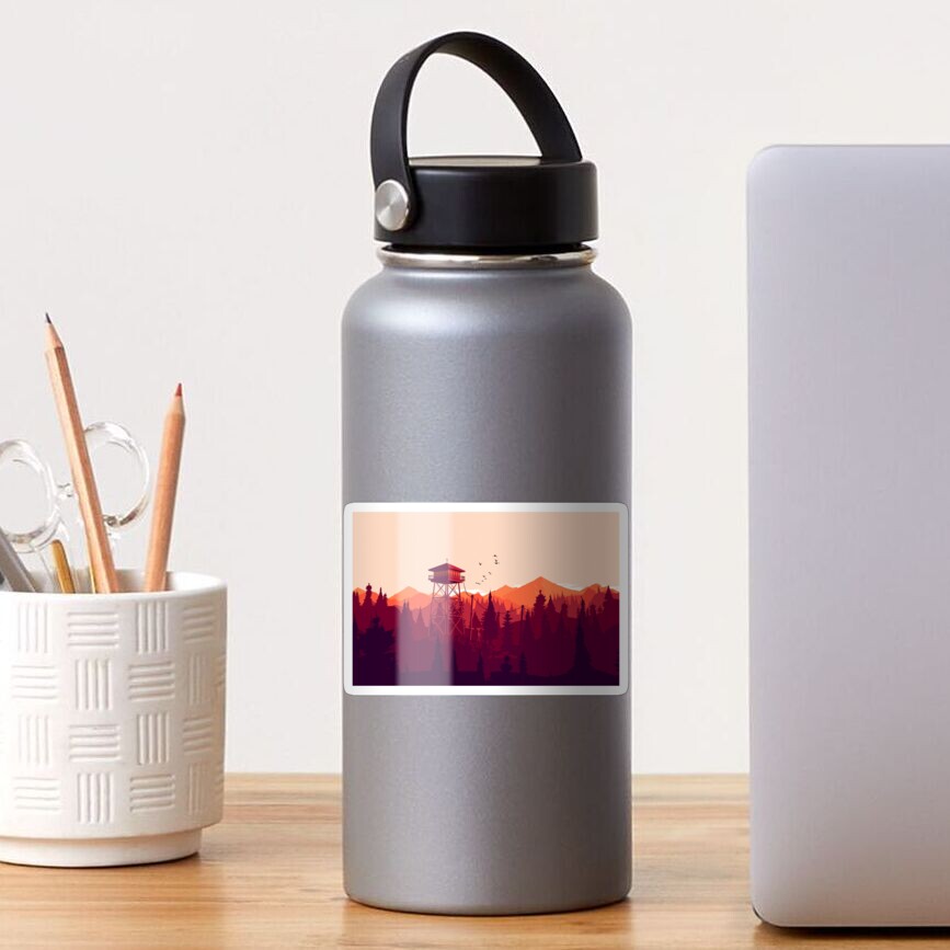 "Firewatch - Landscape 2" Sticker for Sale by BoredGirl | Redbubble