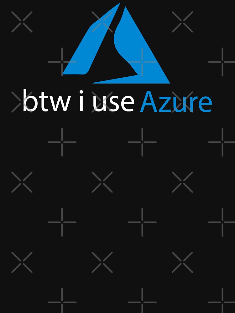 "Azure, Azure Blue, Azure Logo, Microsoft Azure" T-shirt for Sale by ...