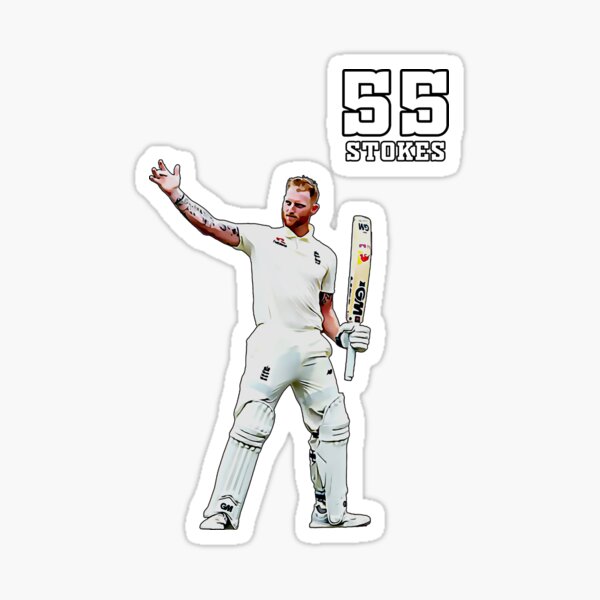 "Ben Stokes-England Cricket Player-All Rounder" Sticker for Sale by ...