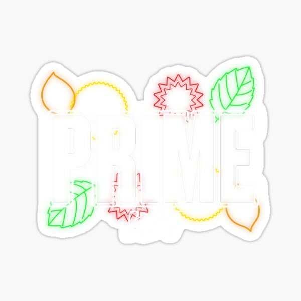 "Prime Hydration KSI Orange And Mango Neon Light Sign Party" Sticker ...