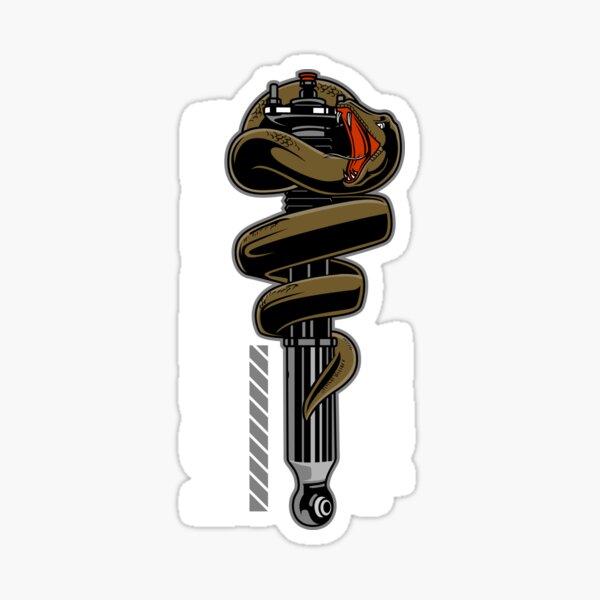 "Snake Coilover Static Lost Boys Wild Cobra Car Parts" Sticker for Sale ...