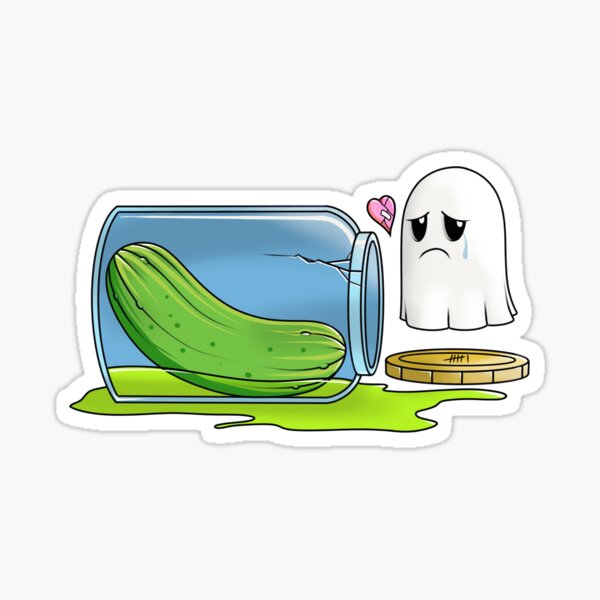"Pickle Sadness" Sticker for Sale by s1xhundr3d | Redbubble