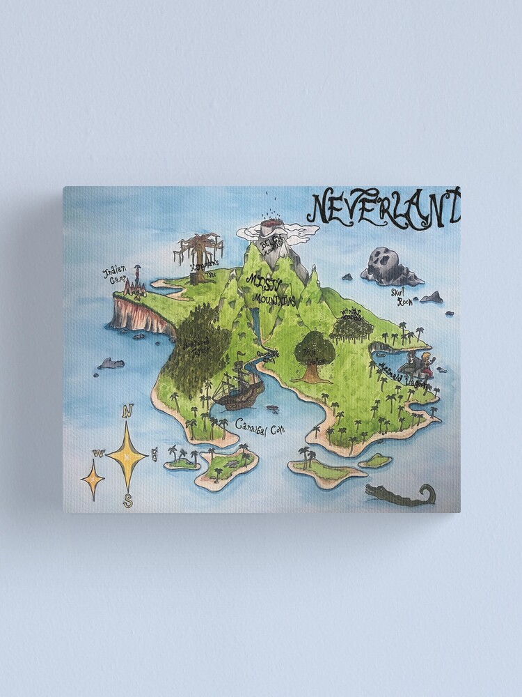 Neverland Map Printable