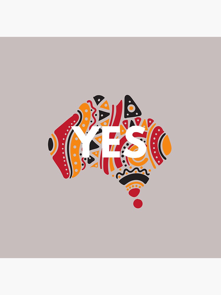 "Yes to the Voice to Parliament " Pin for Sale by DestinationAU | Redbubble