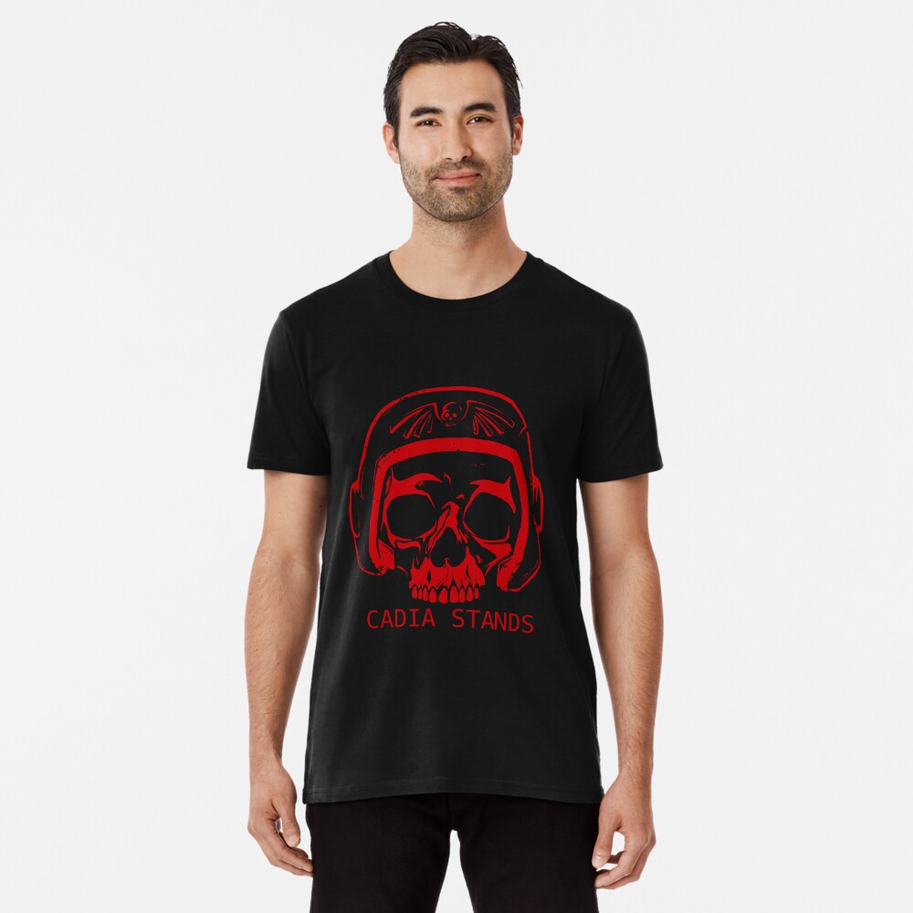 "CADIA STANDS skull " Sticker for Sale by Hannah Hibbert | Redbubble