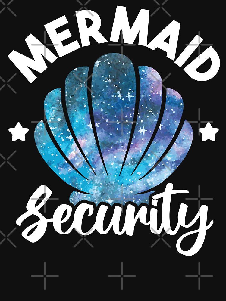 Mermaid Security Seashell Mermaid Squad Birthday Party | Essential T-Shirt