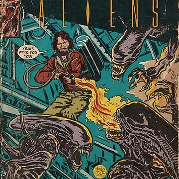 "The Thing vs. Aliens fan art comic cover Poster" Art Print for Sale by ...