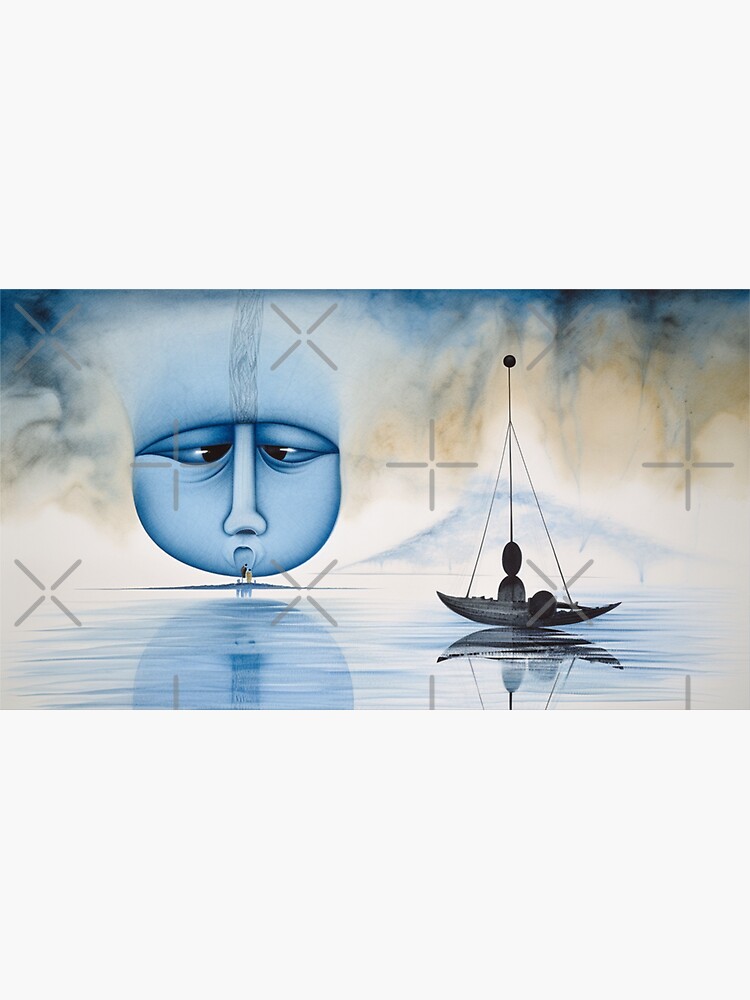 "Ocean of Tears: A Surreal Brancusi and Dali Inspired Painting with a ...