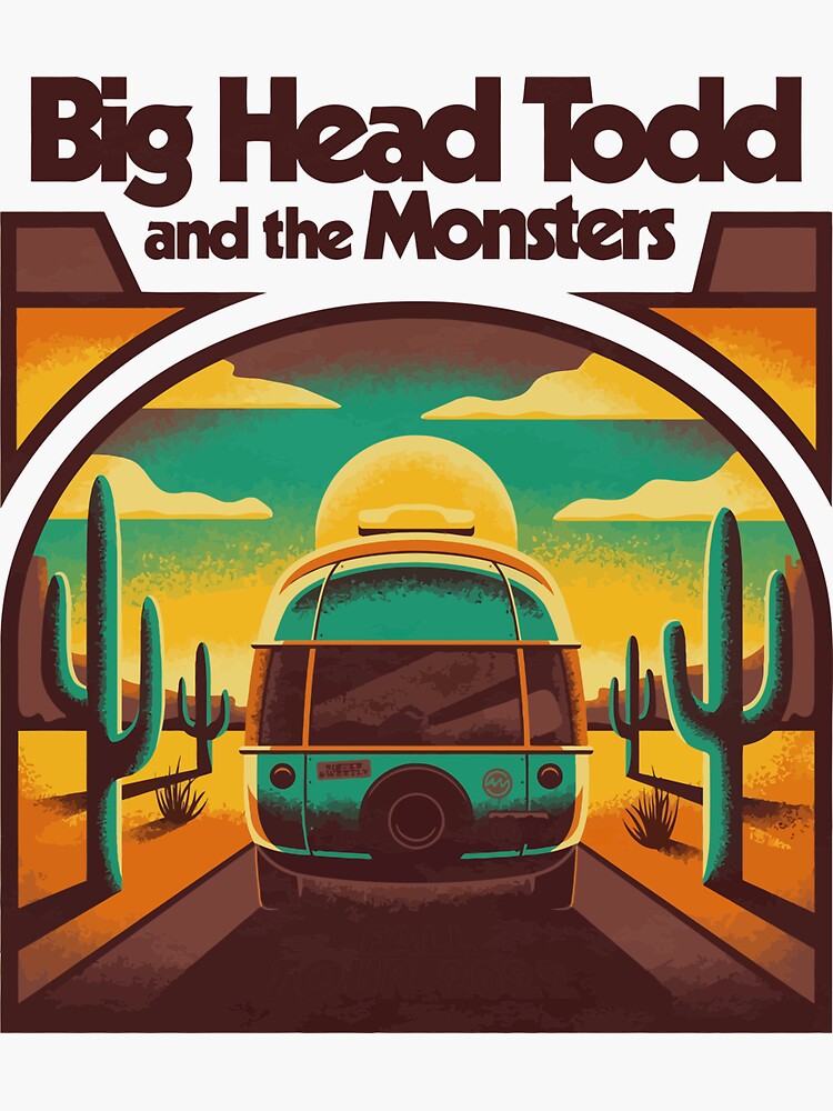 "But big head todd & the monsters band surprise" Sticker for Sale by ...