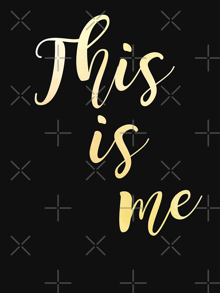 "'This is me' Light" T-shirt for Sale by thespiandesign | Redbubble ...