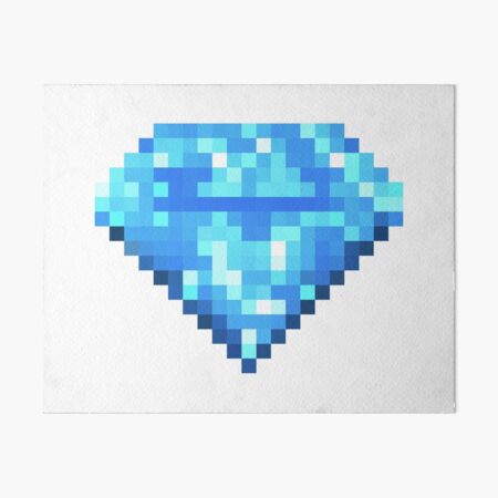 Minecraft Diamond Pixel Art
