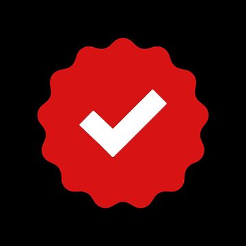 "red checkmark - verified check mark - red ribbon verified mark meme ...