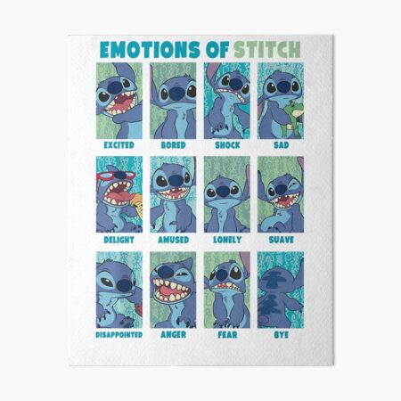 Galeriedruck for Sale mit "Lilo & Stitch Emotions of Stitch Panels" von ...