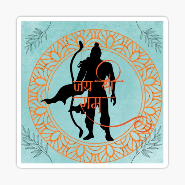 "Ram Navami" Sticker for Sale by Sonali1992 | Redbubble