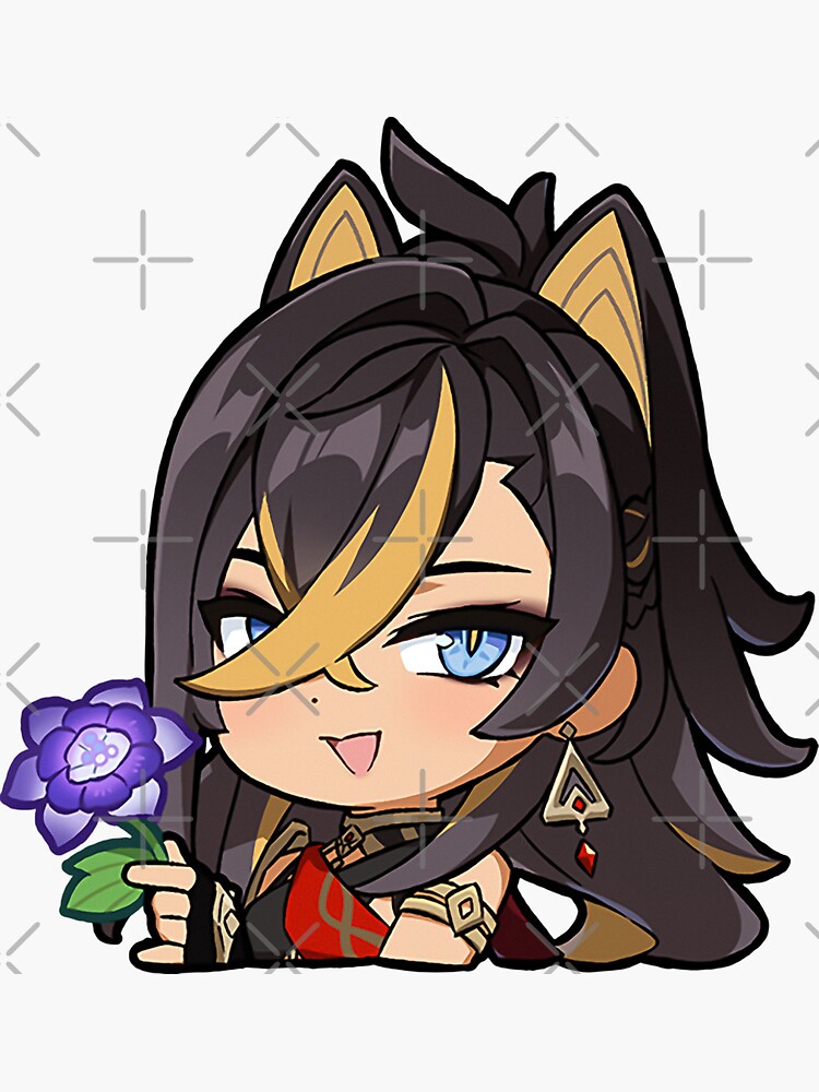 "Dehya | Genshin Impact Sticker "Rose"" Sticker for Sale by Asiapenguin ...