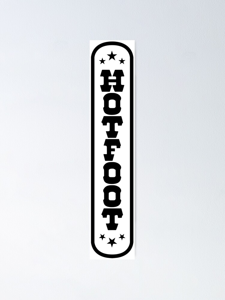 "Hutch Hotfoot vintage badge BMX logo" Poster for Sale by Artyssytb ...