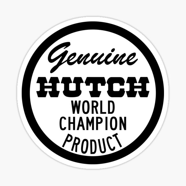 "Hutch vintage badge BMX logo" Sticker for Sale by Artyssytb | Redbubble