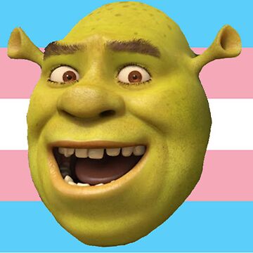 "shrek transgender ?️‍⚧️ flag" Sticker for Sale by just-tiff | Redbubble
