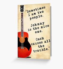Johnny Cash: Greeting Cards | Redbubble