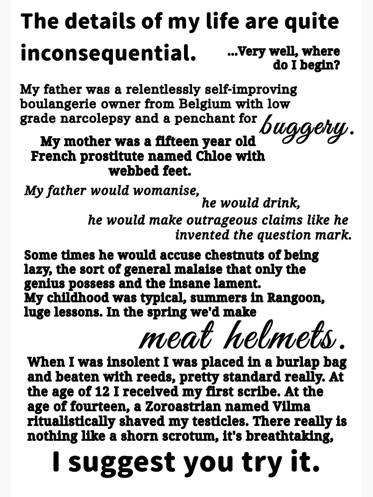 "Dr Evil Childhood Speech Austin Powers" Sticker for Sale by ...