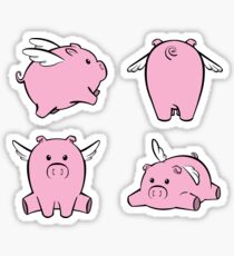 Flying Pig Stickers | Redbubble
