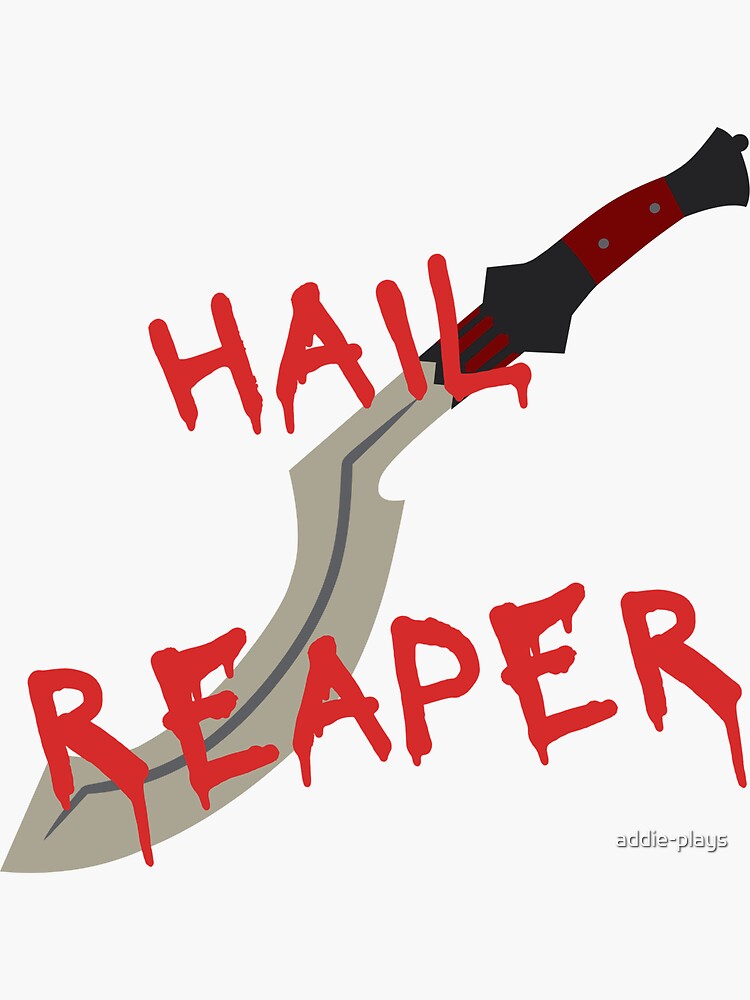 "Hail Reaper Slingblade Red Rising Inspired" Sticker for Sale by addie ...